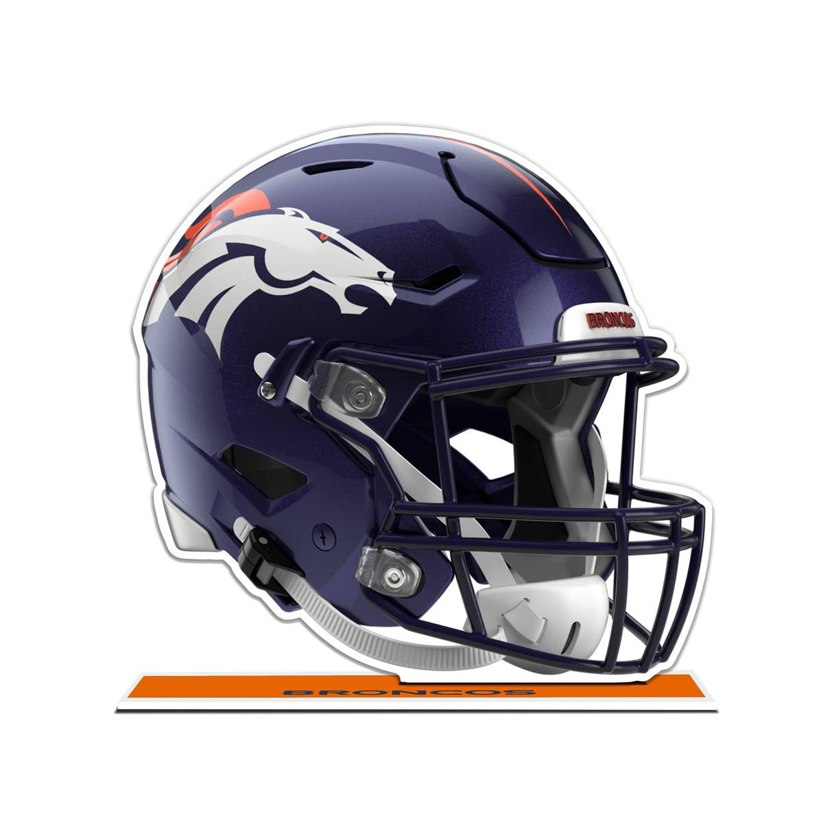 Denver Broncos 10" Speed Helmet Standee - Walmart.com