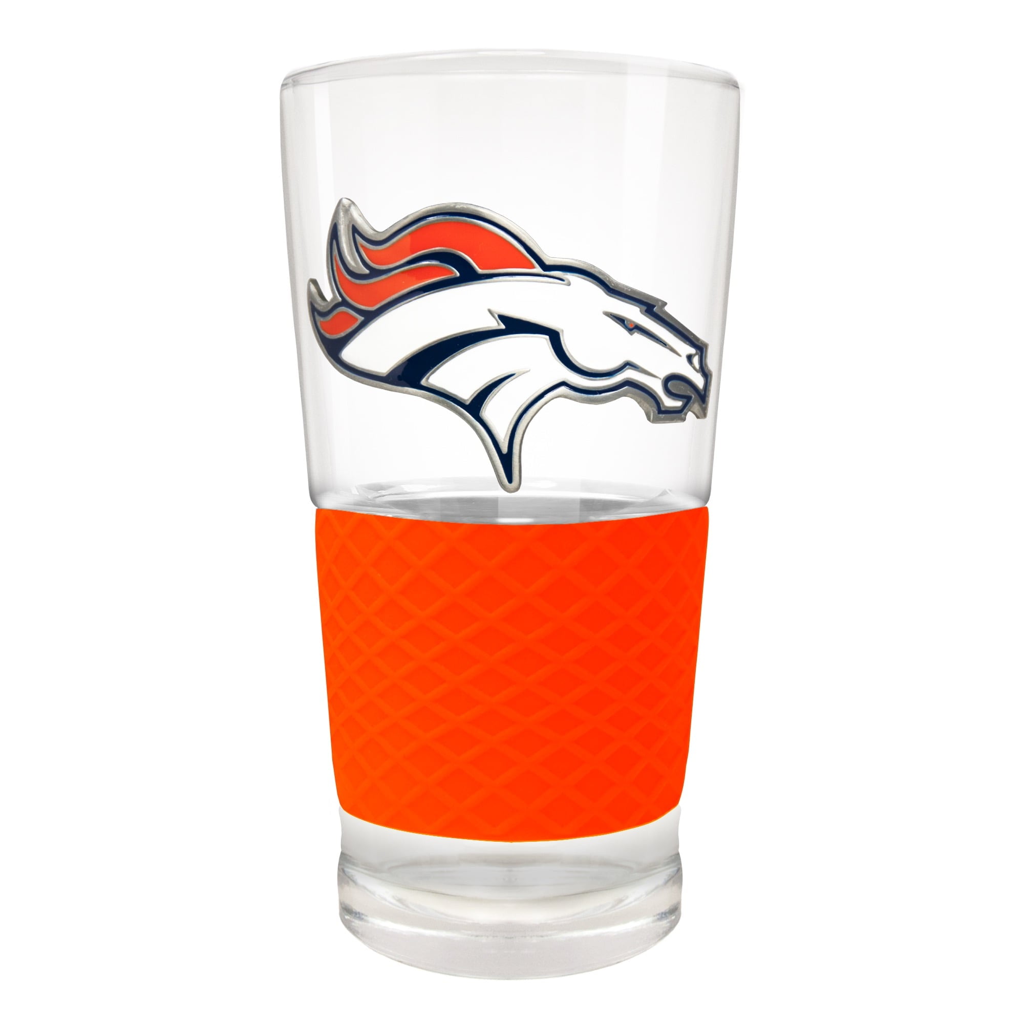 Denver Broncos 22oz. Pilsner Glass with Silicone Grip - Walmart.com