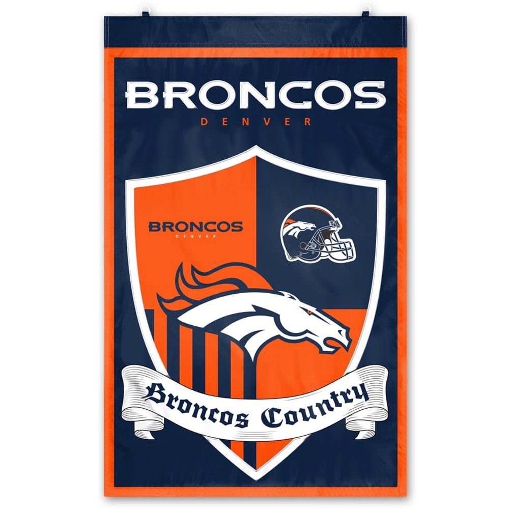 Denver Broncos Shield Banner - Walmart.com