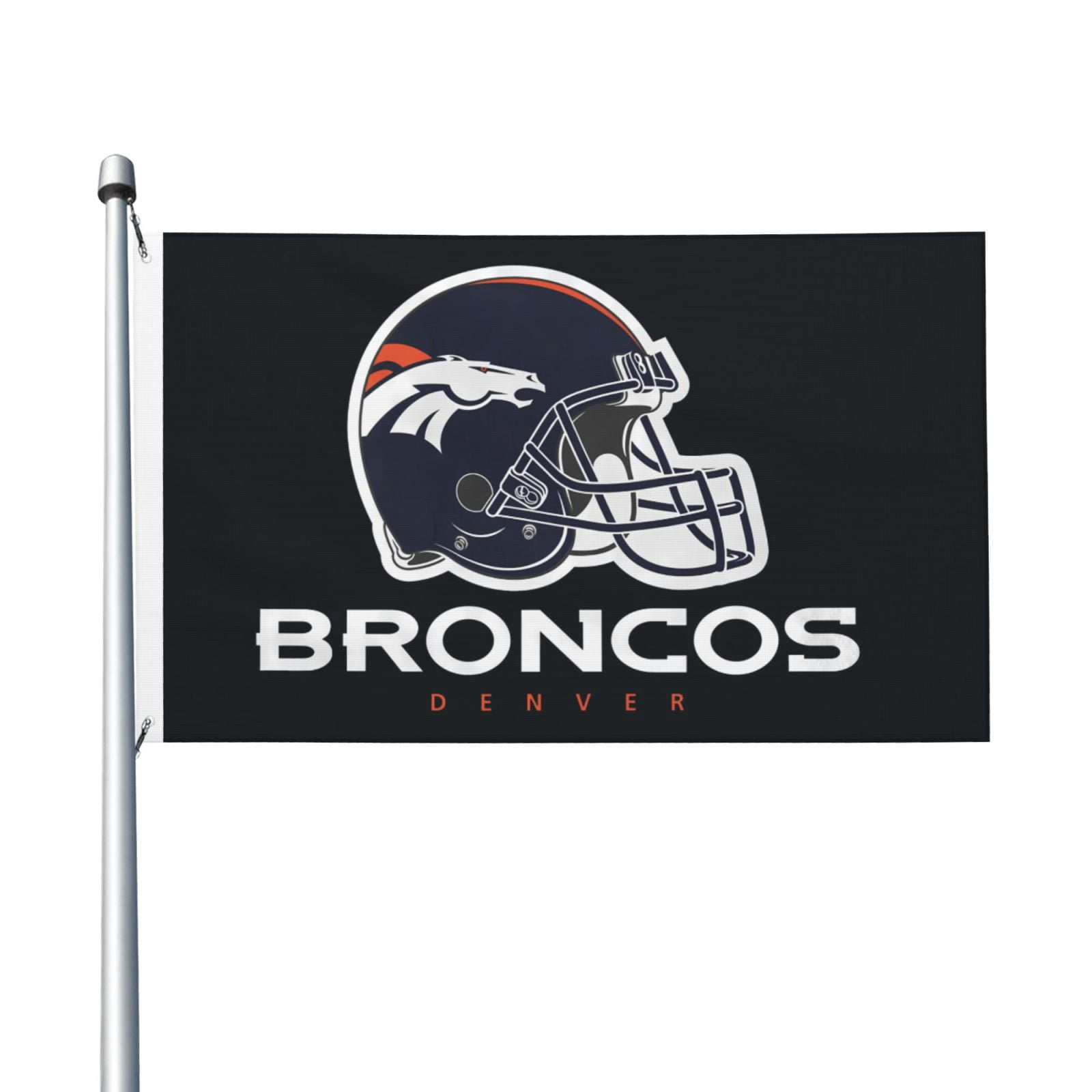 Broncos Team Support Flag Double Sided Flag with Metal Grommet Banner ...