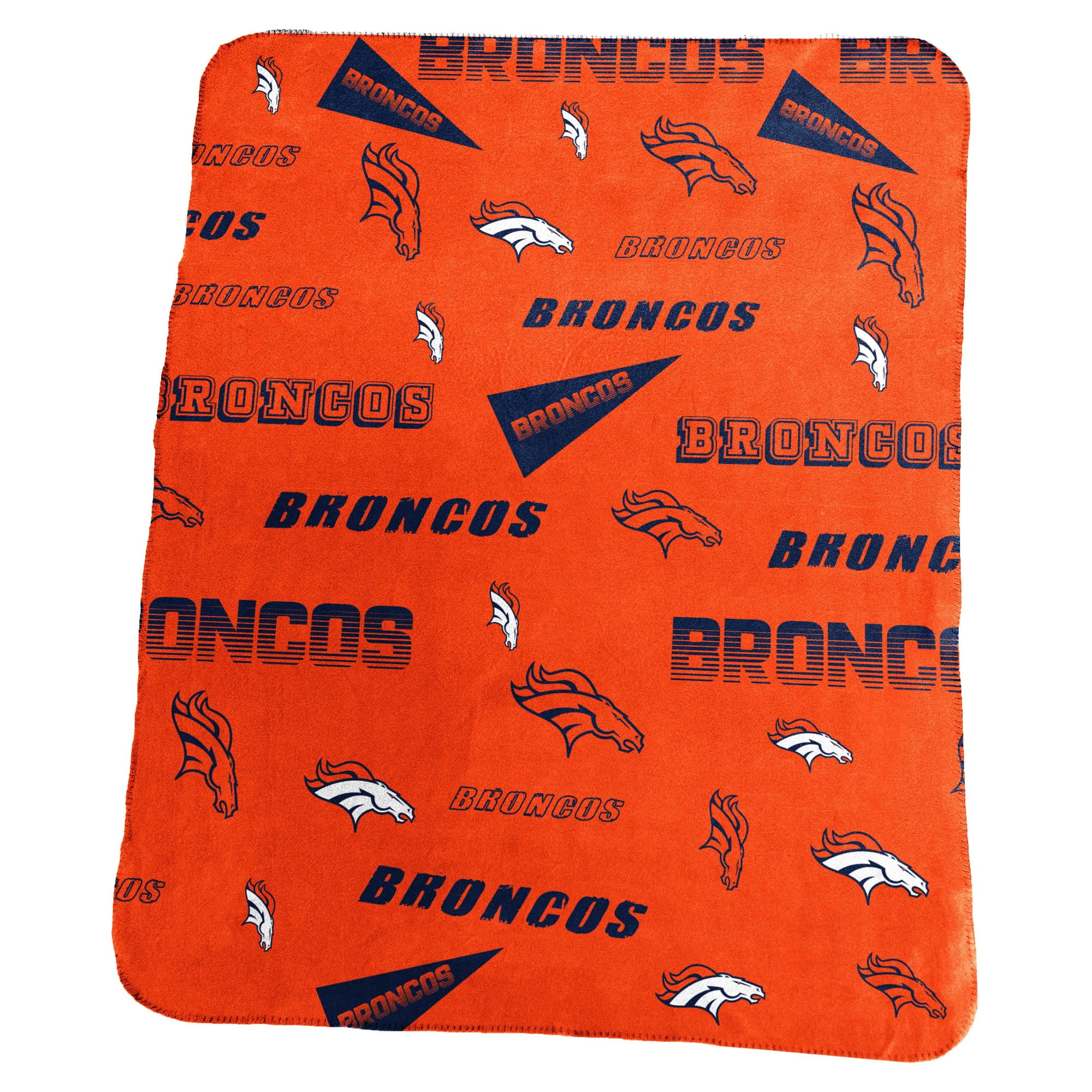 Denver Broncos 50" x 60" Classic Fleece Blanket - Walmart.com