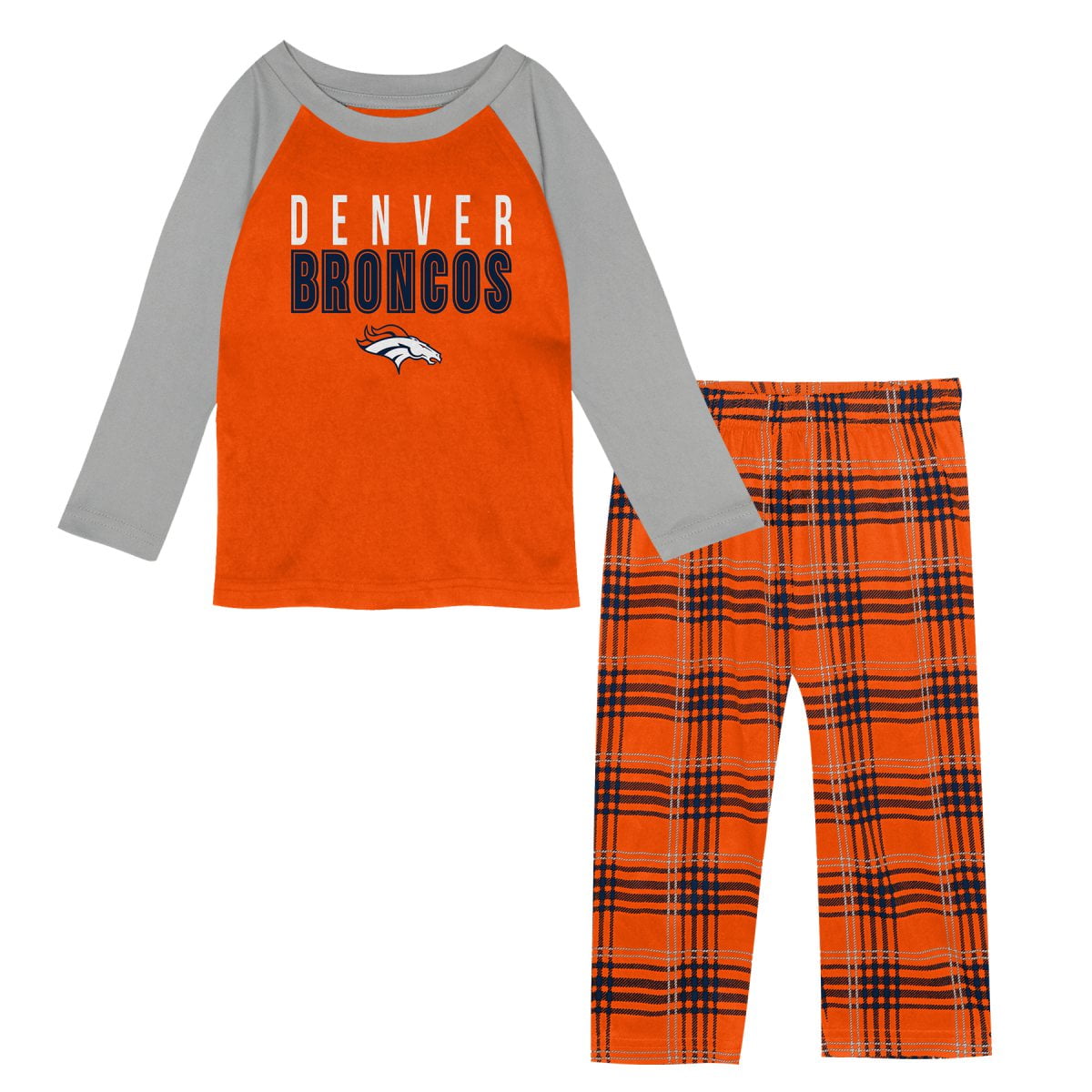 Denver Broncos Boys 4-18 2PC PJ Set 9K1BXFG47 S6/7 - Walmart.com