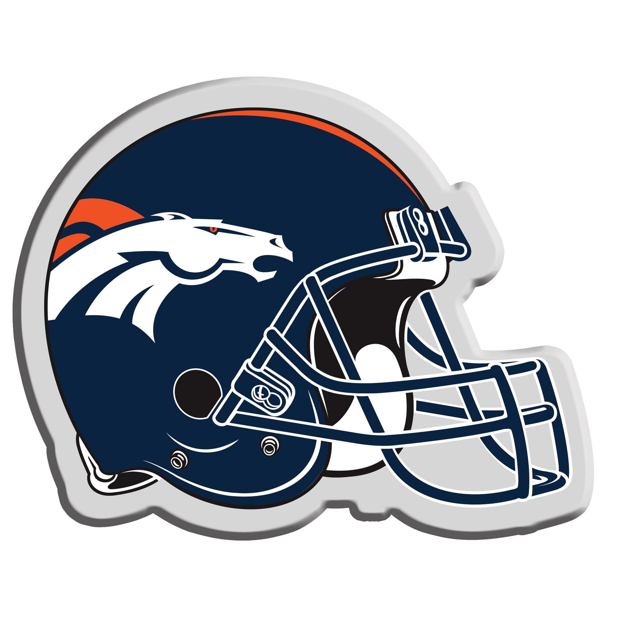 Denver Broncos Helmet Lamp - Walmart.com