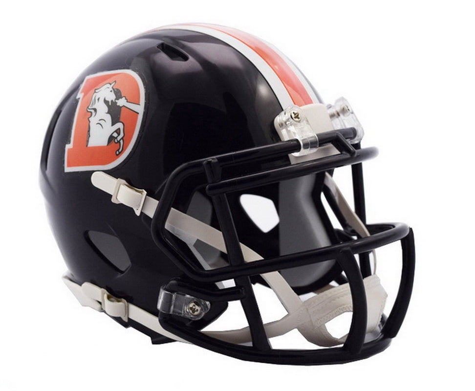 Denver Broncos Color Rush Navy Riddell NFL Speed Mini Helmet - Walmart.com