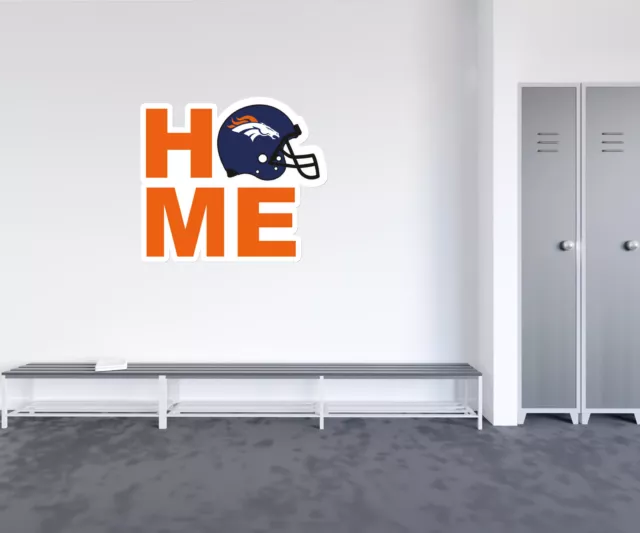 Denver Broncos Home Football Sport Sticker Wall Decor Phone Decal Water ...