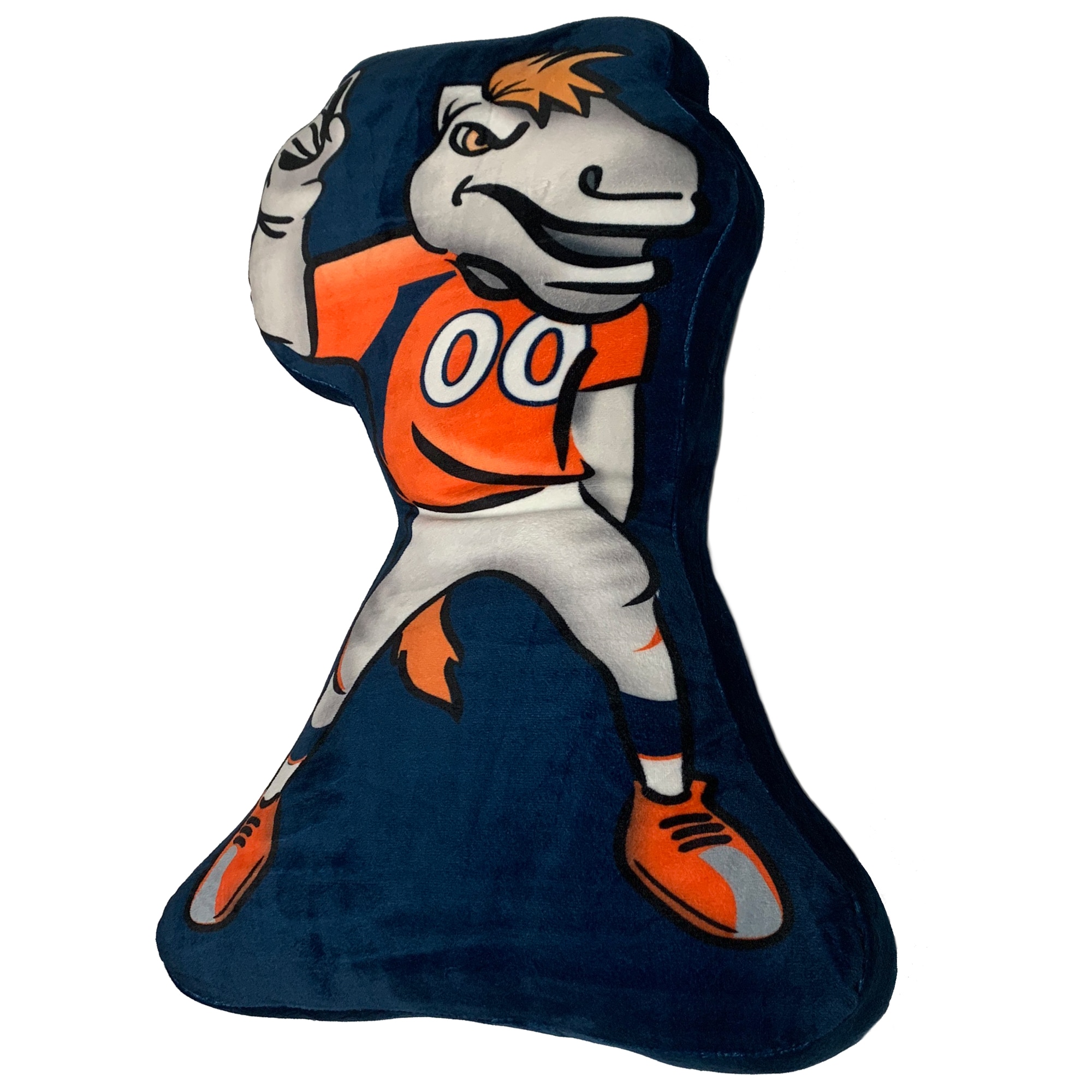 Pegasus Sports LLC Denver Broncos Plushlete Mascot Pillow 18" x 19" 95% ...