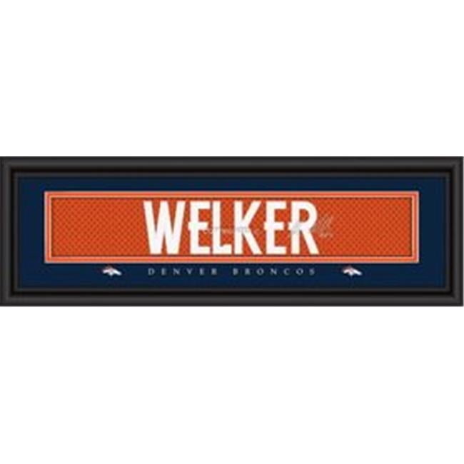 Denver Broncos Print 8x24 Signature Style Wes Welker - Walmart.com