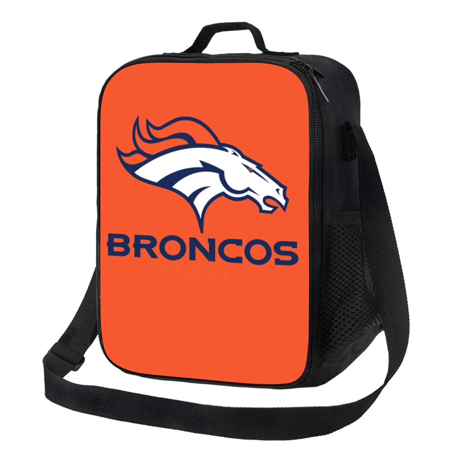 Broncos Football Team Lunch Box Insulation Single Shoulder Hand-Held ...