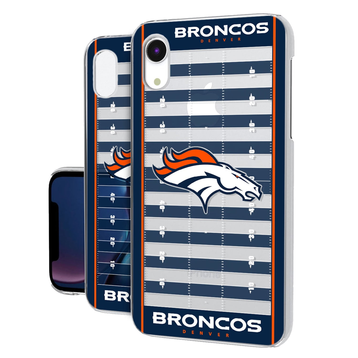 Denver Broncos iPhone Clear Field Design Case - Walmart.com