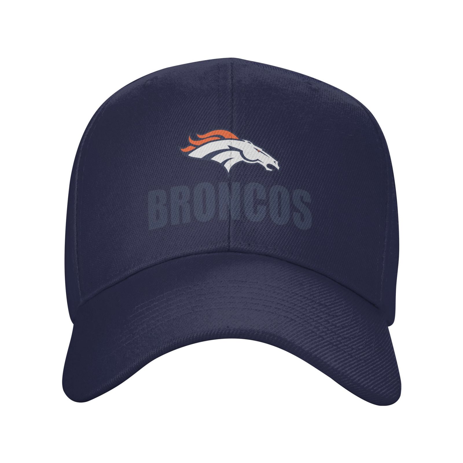 Denver_BroncosMen and Women Baseball Cap Team Logo Quality Fan Solid ...