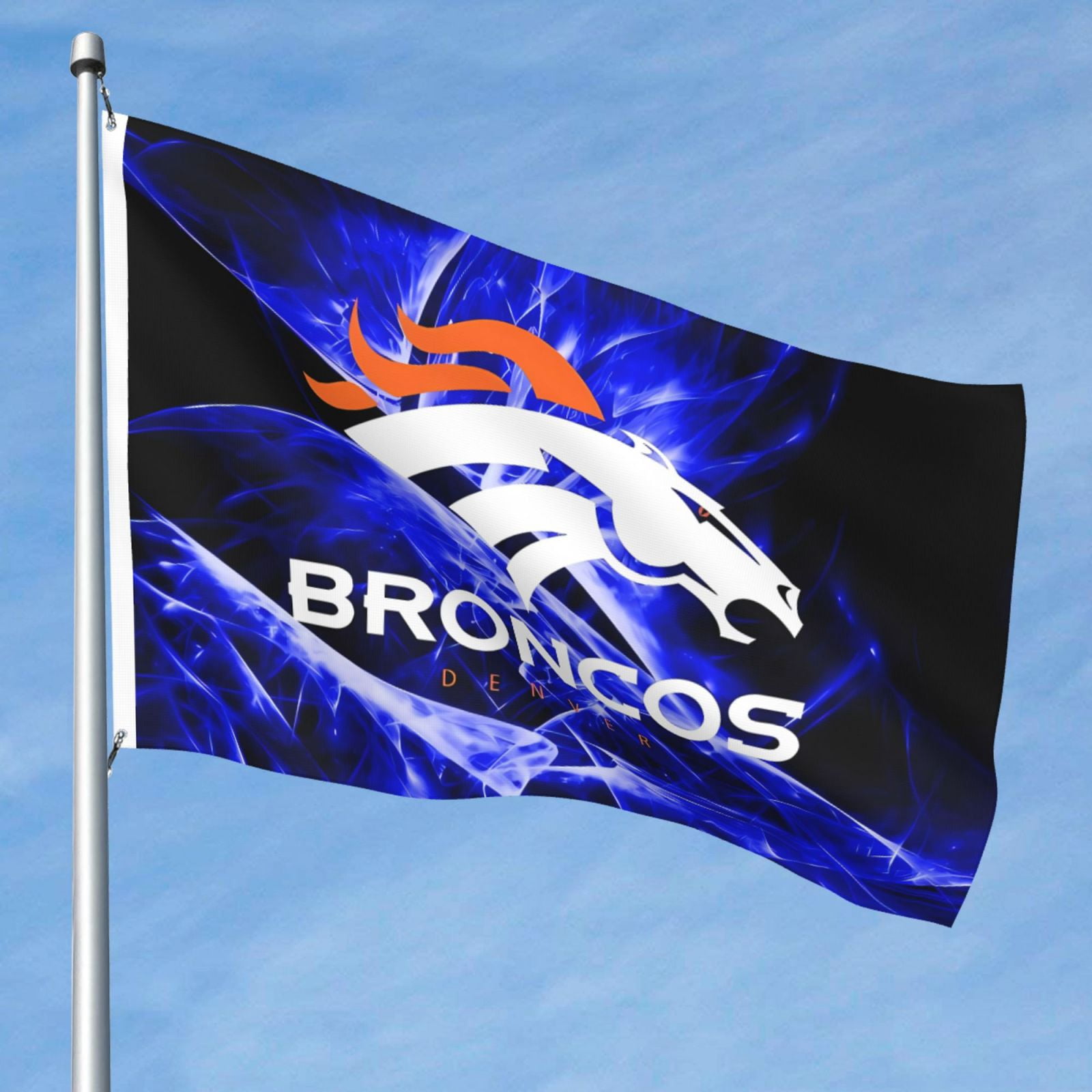 Denver City Football team flag double-sided 5x8ft flags patio ...