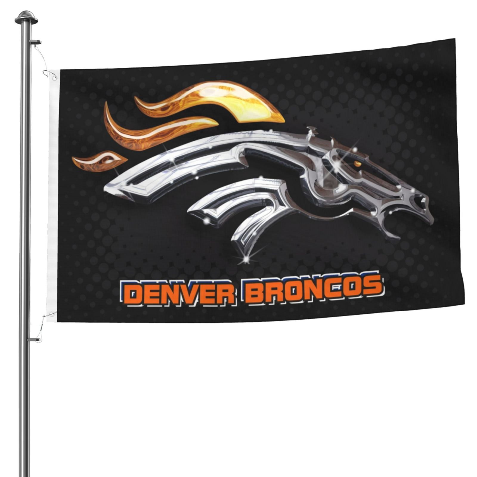Denver City Football team flag double-sided 5x8ft flags patio ...