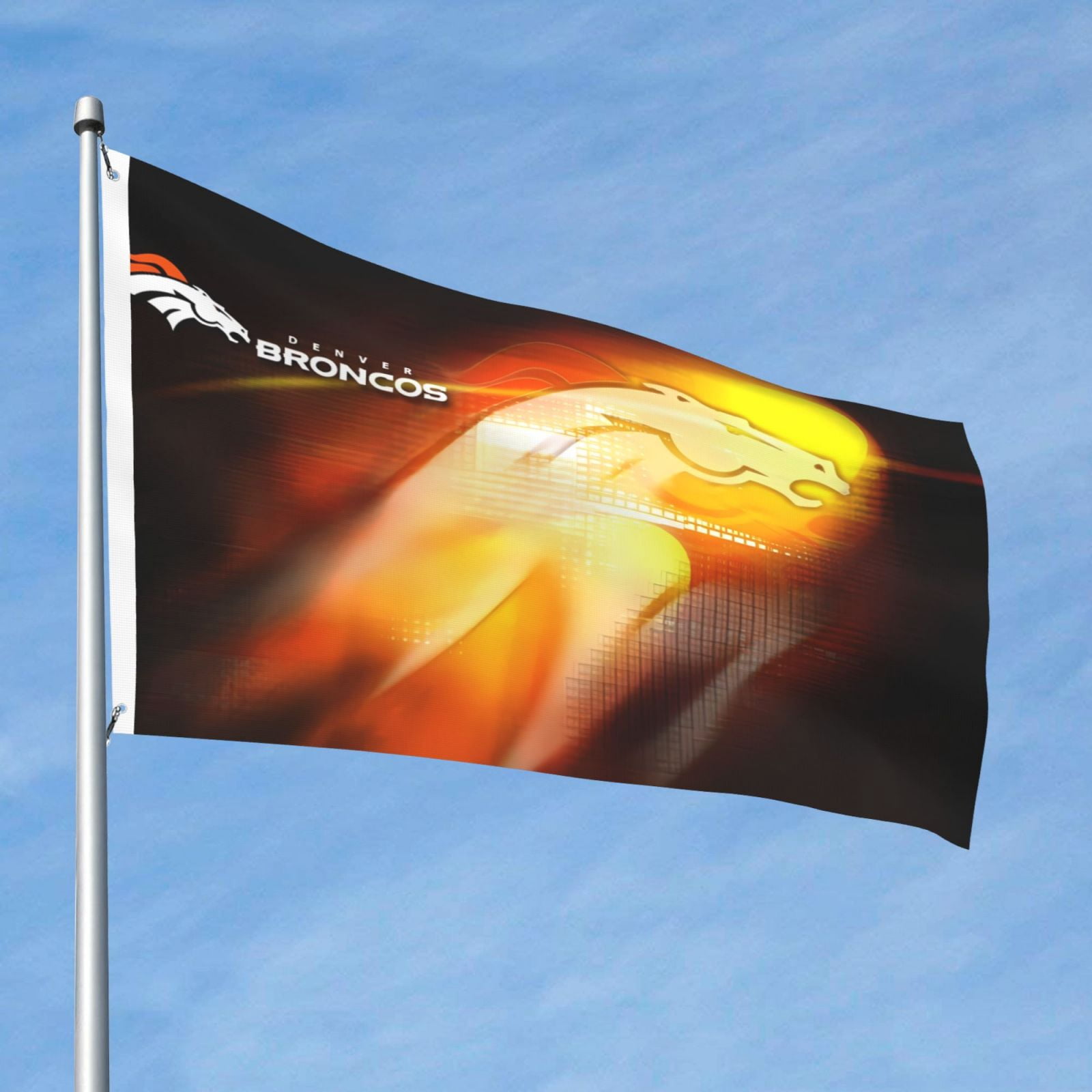 Denver City Team Double Sided Flag 2x3FT Match Support Flag American ...