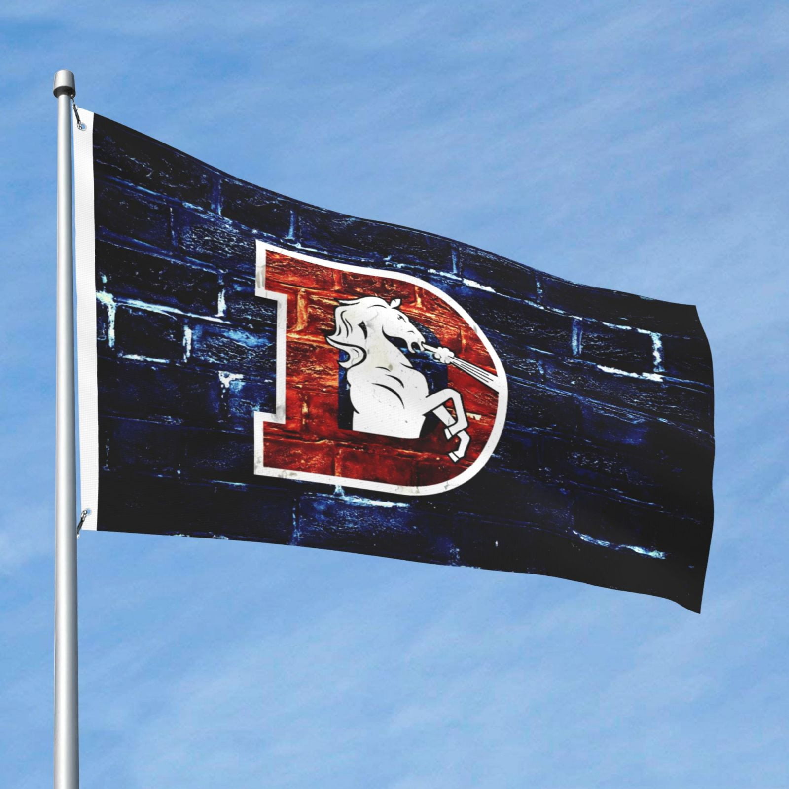 Denver City Team Double Sided Flag 2x3FT Match Support Flag American ...