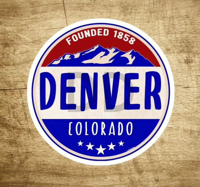 Denver Colorado Decal Sticker Rocky Mountains Mile High City Phone ...
