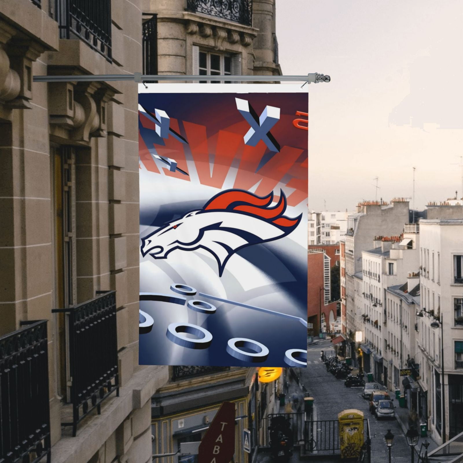 Denver Custom Vertical Double-Sided Flag 3x5 FT, American Football Team ...