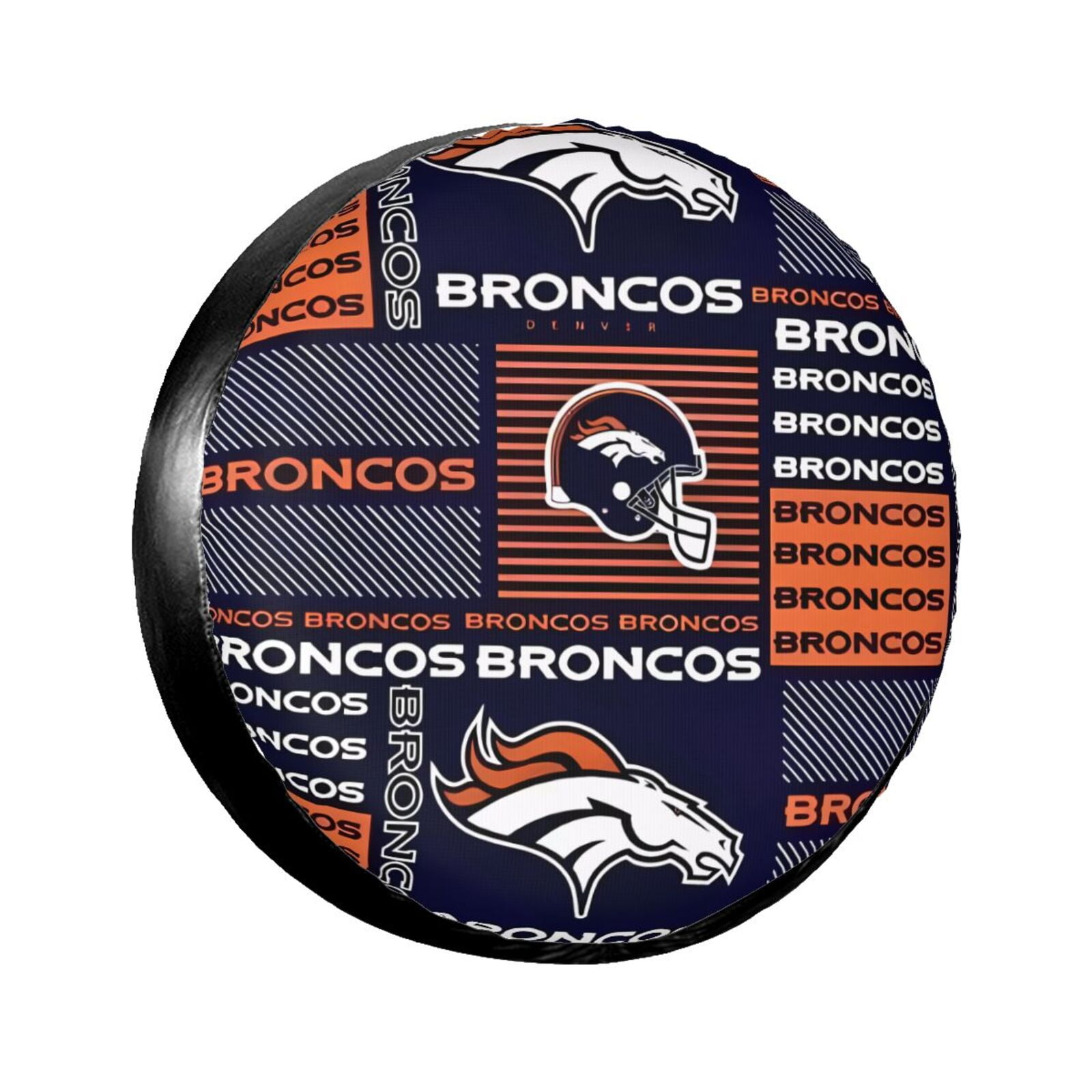Denver ‌Football Fan Print Spare Tire Cover – Durable Polyester Tire ...