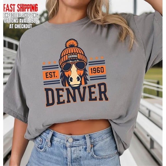 Denver Football Shirt, Denver Gift, Denver Football T-Shirt, Denver ...