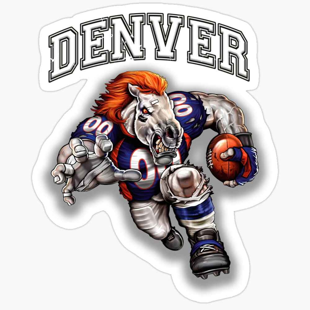 Denver Football Sticker Baseball Sticker, Football Sticker, Basketball ...