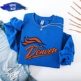 Denver Football Sweatshirt, Unisex Graphic Crewneck, Football Fan ...