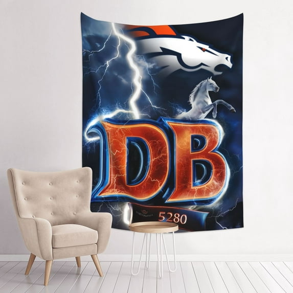 Denver Football Team Indoor Decorative Wall Tapestry 29x37in, Football ...