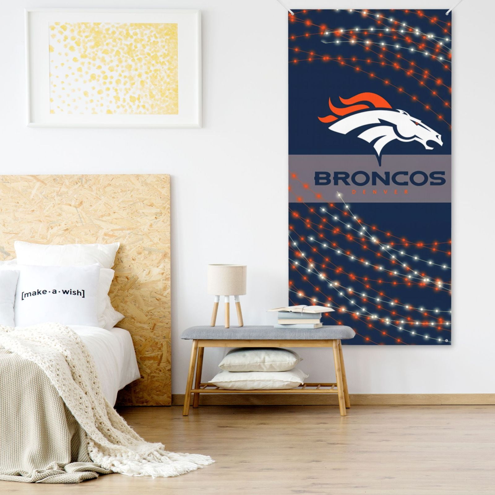Denver Football Team-Themed Door Cover Decorated Banner - Full Print ...