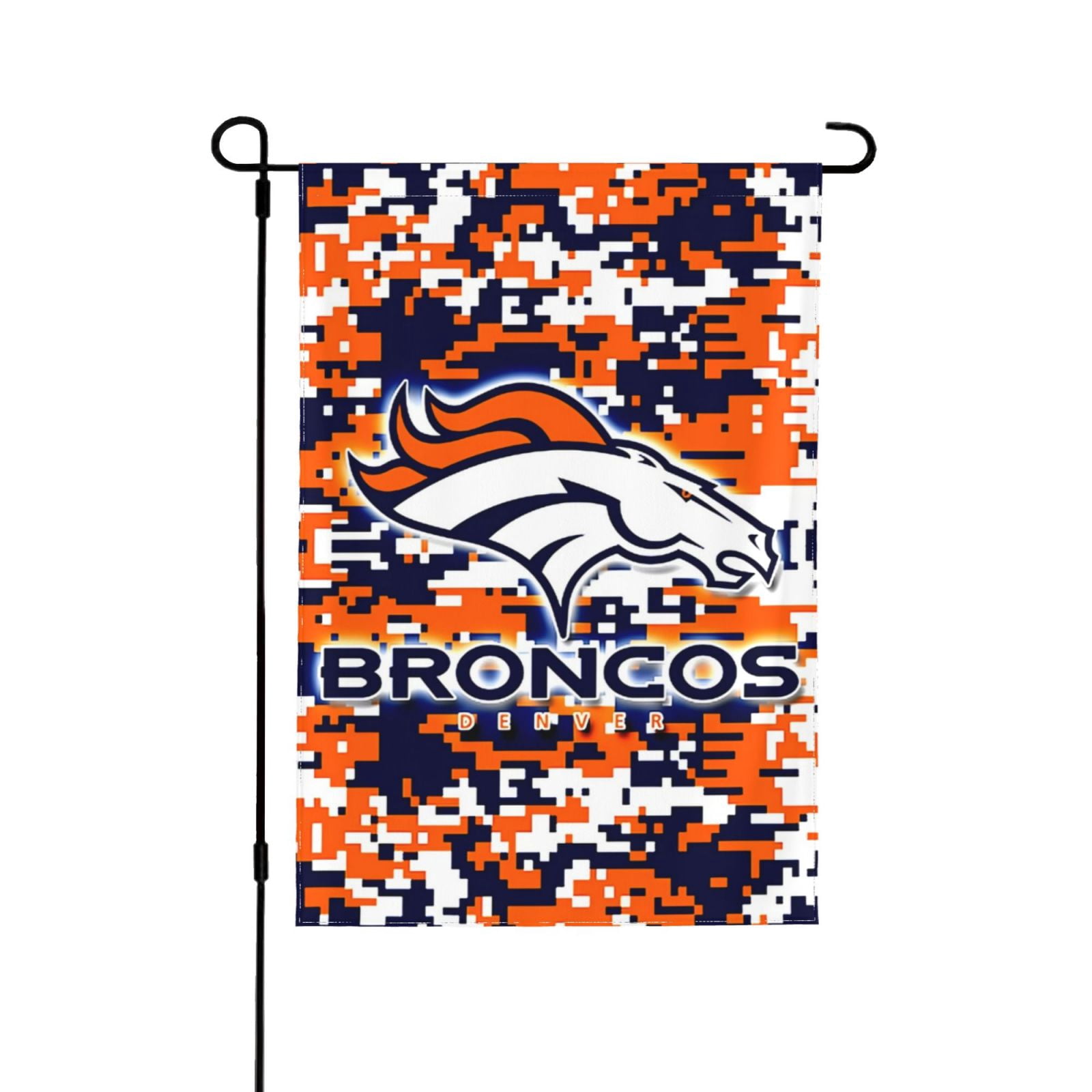 Denver Football Team Themed Garden Flag Indoor and Outdoor Decoration ...
