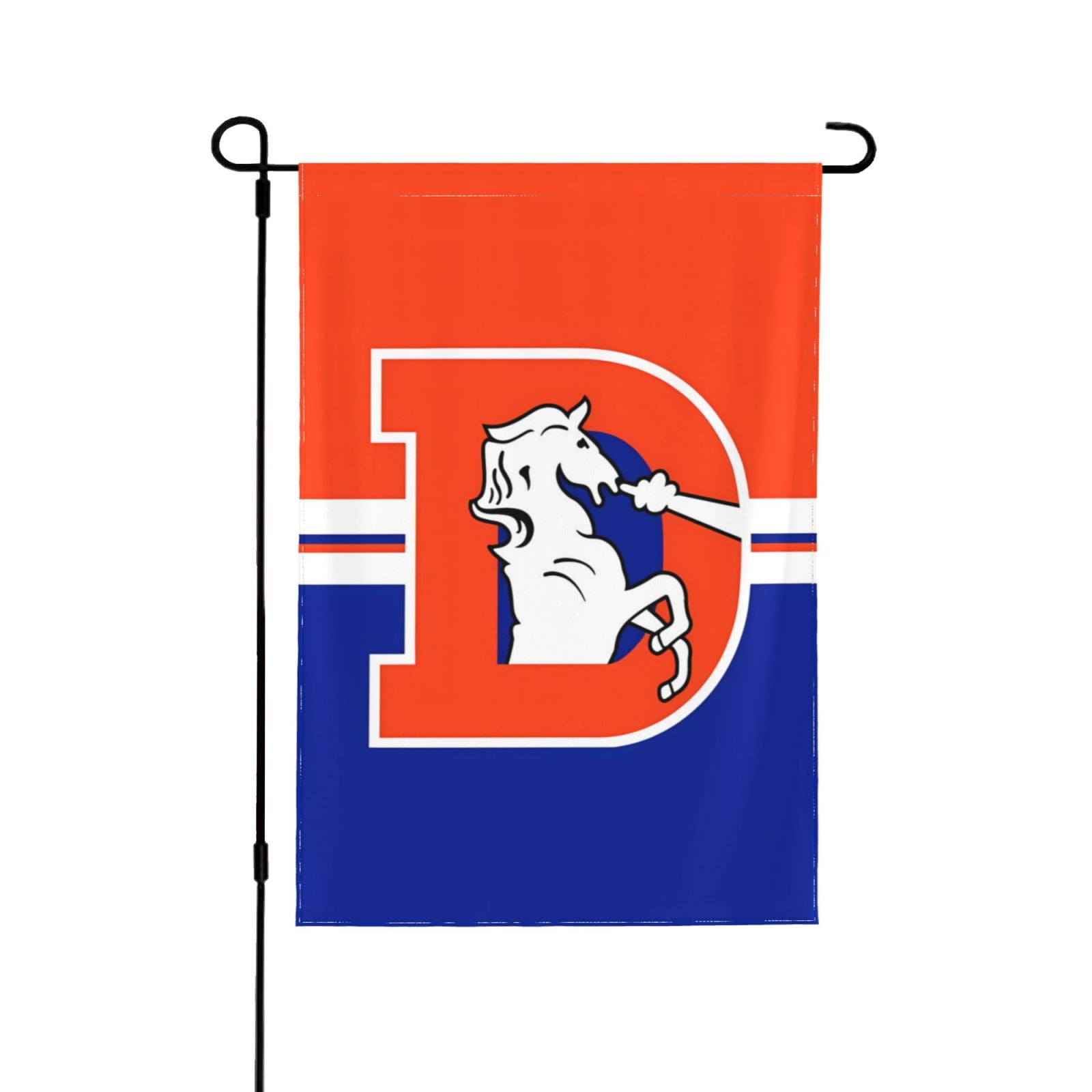 Denver Football Team Themed Garden Flag Indoor and Outdoor Decoration ...
