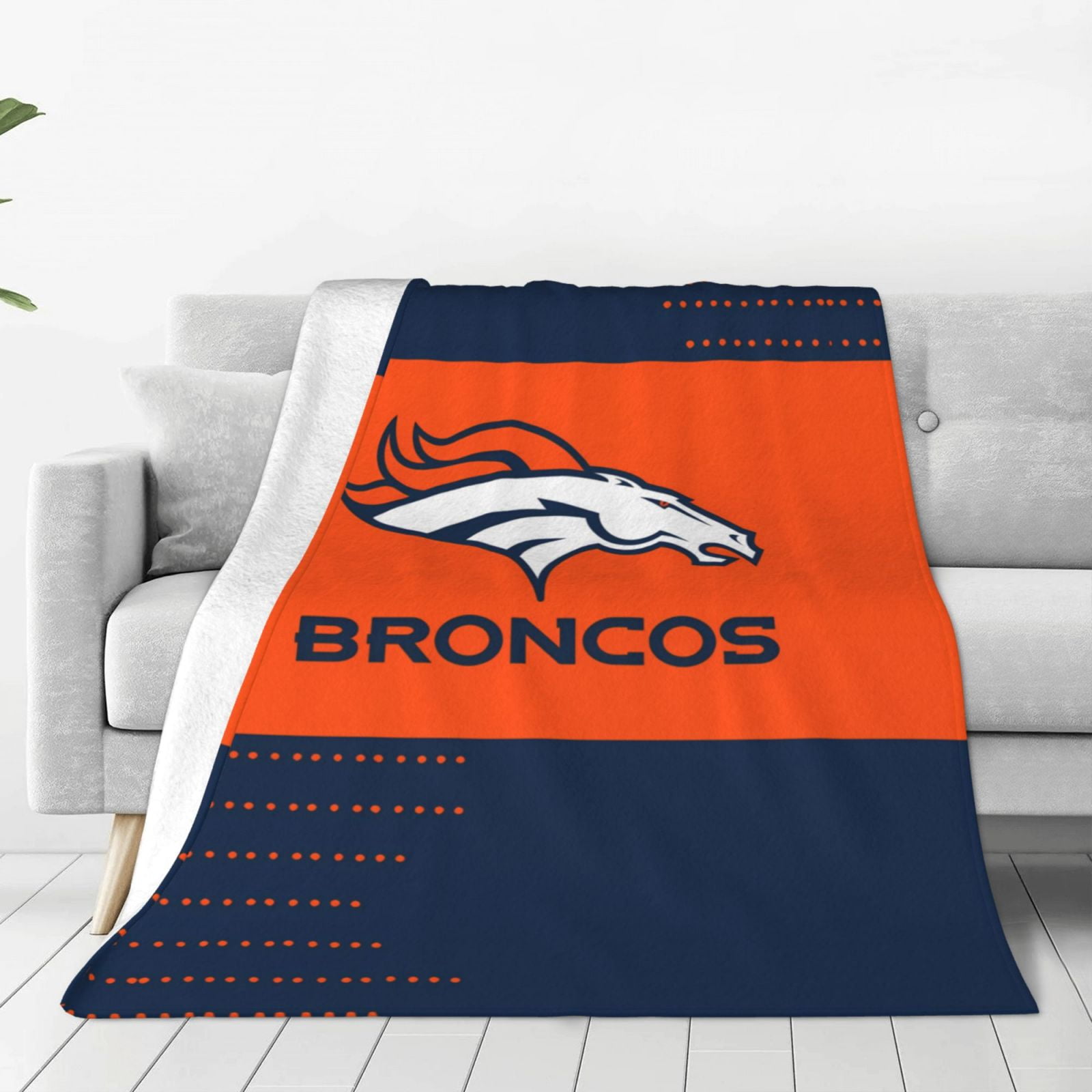 Denver Football Team-Themed Ultra-Soft Micro Fleece Blanket - Micro ...
