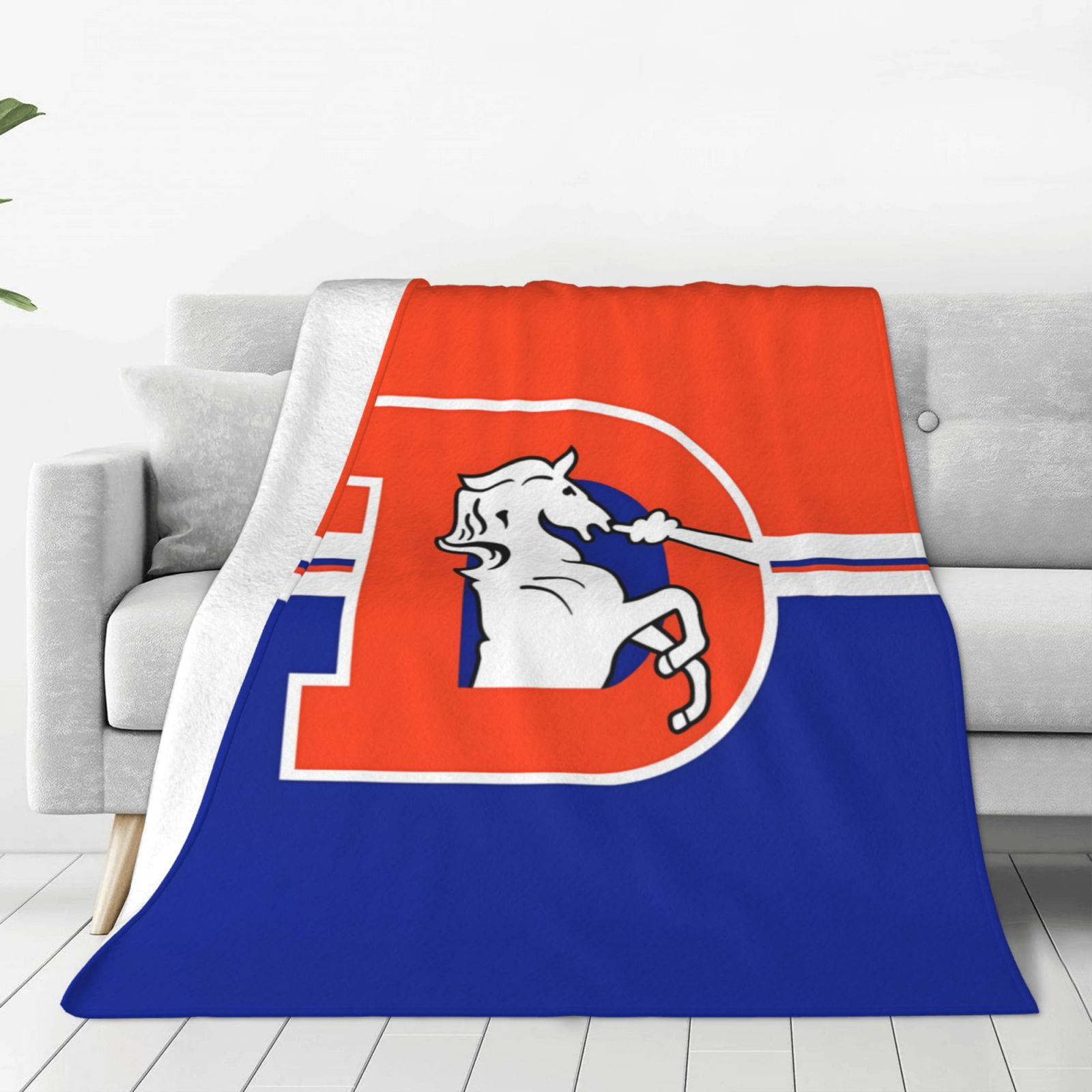 Denver Football Team-Themed Ultra-Soft Micro Fleece Blanket - Micro ...