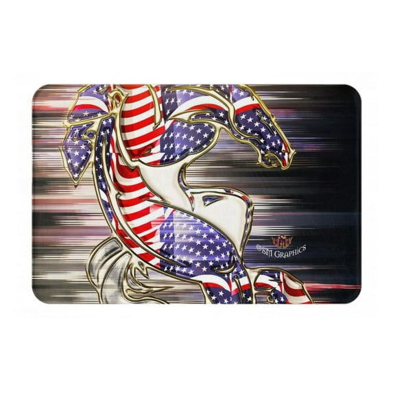 Denver Football Team Thick Flannel Floor Mat, Non-Skid Dirt Trapper ...