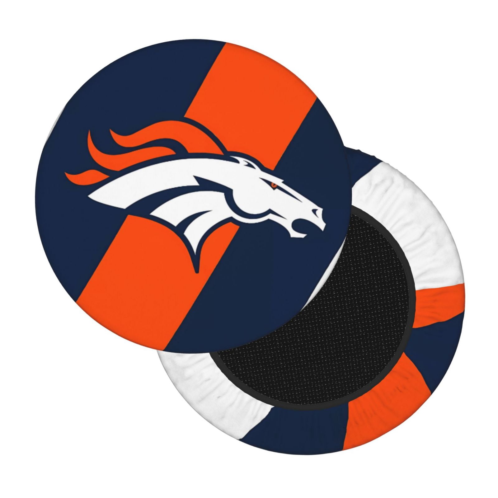 Denver Football team themed Round Bar Stool Seat Covers, Soft And ...