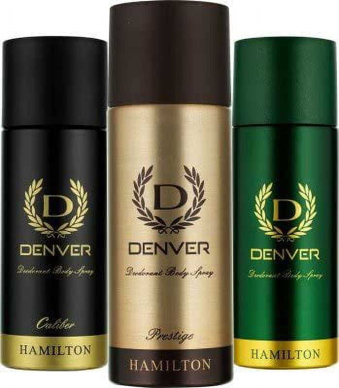 Denver Hamilton, Prestige and Caliber Deo Combo (Pack of 3) Deodorant ...