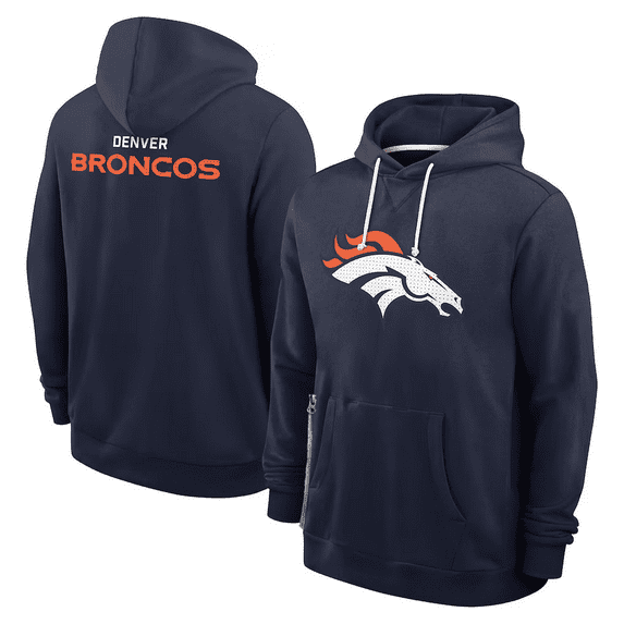 Denver Men Sideline Standard Issue Initial Home Dri-FIT Hoodie ...