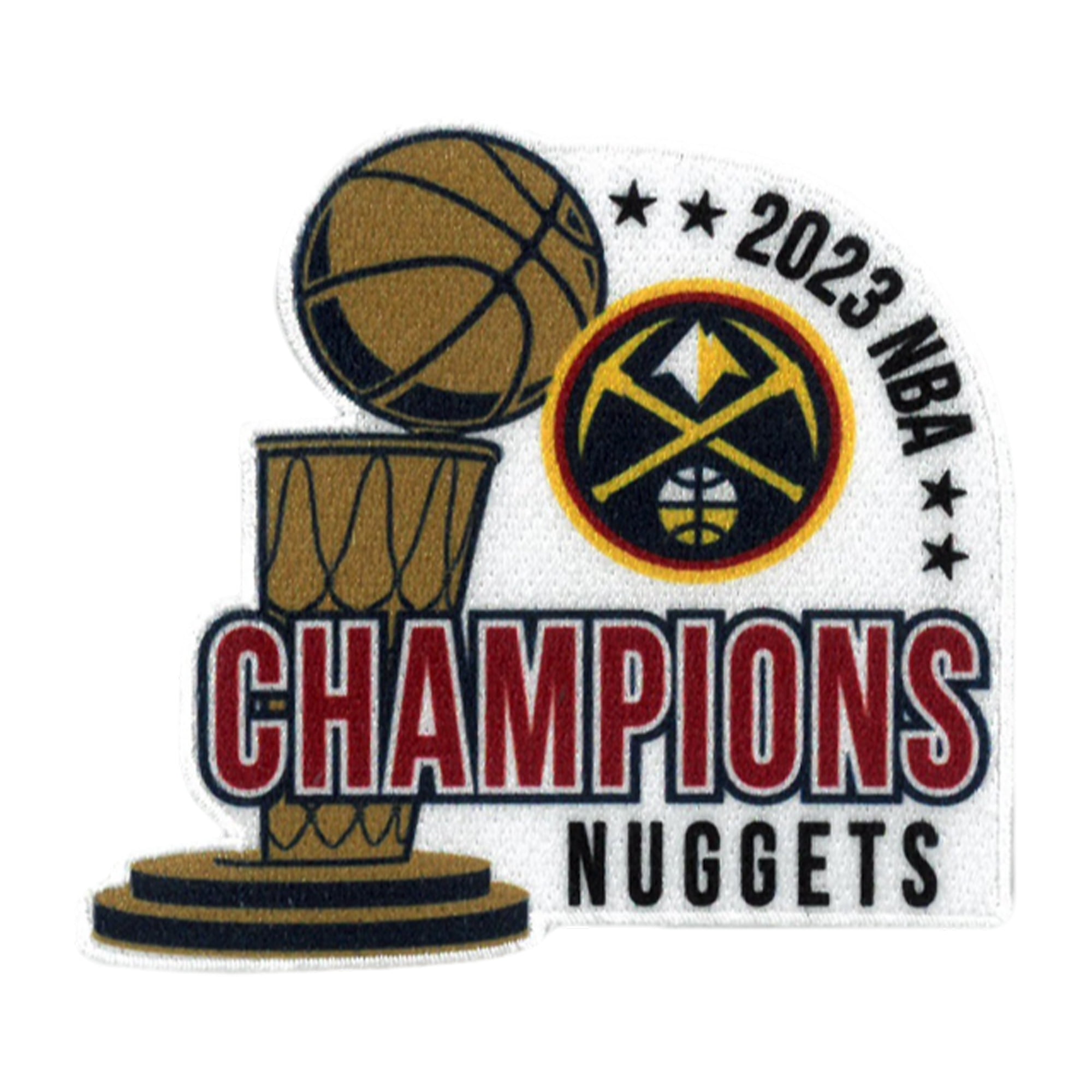 Denver Nuggets 2023 NBA Finals Champions Top of the World Fan Patch ...