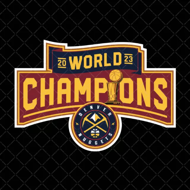 Denver Nuggets 2023 World Champions Sticker Decal For Car Truck Window ...