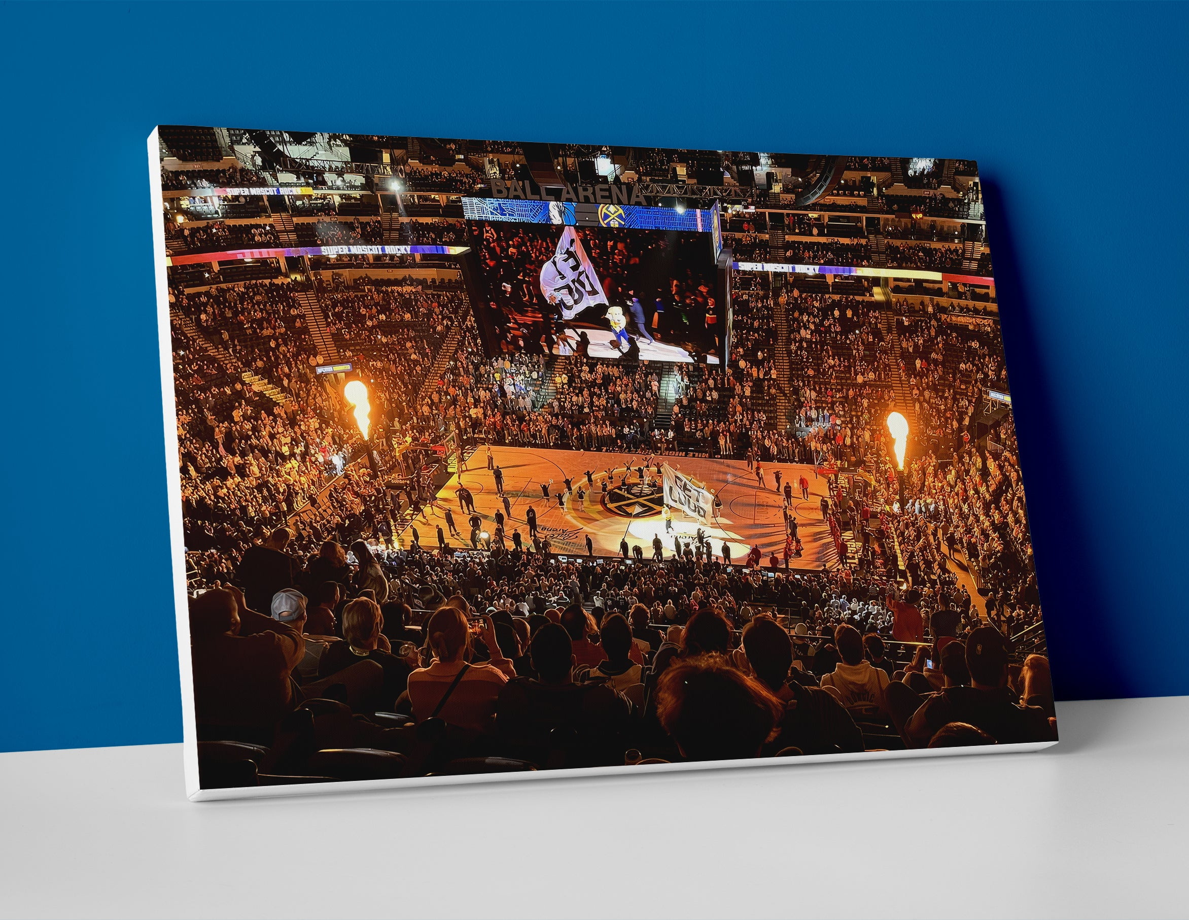 Denver Nuggets Arena Poster or Gallery Canvas Wall Art - Walmart.com
