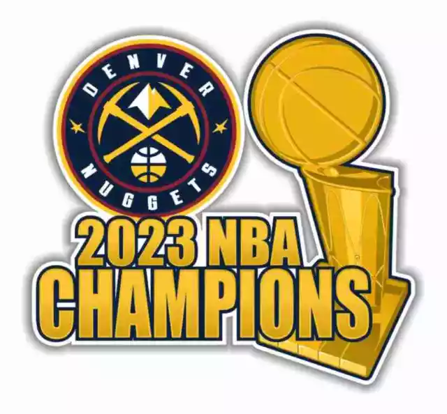 Denver Nuggets Champions 2023 Round Sticker Phone Decal Water Bottle ...