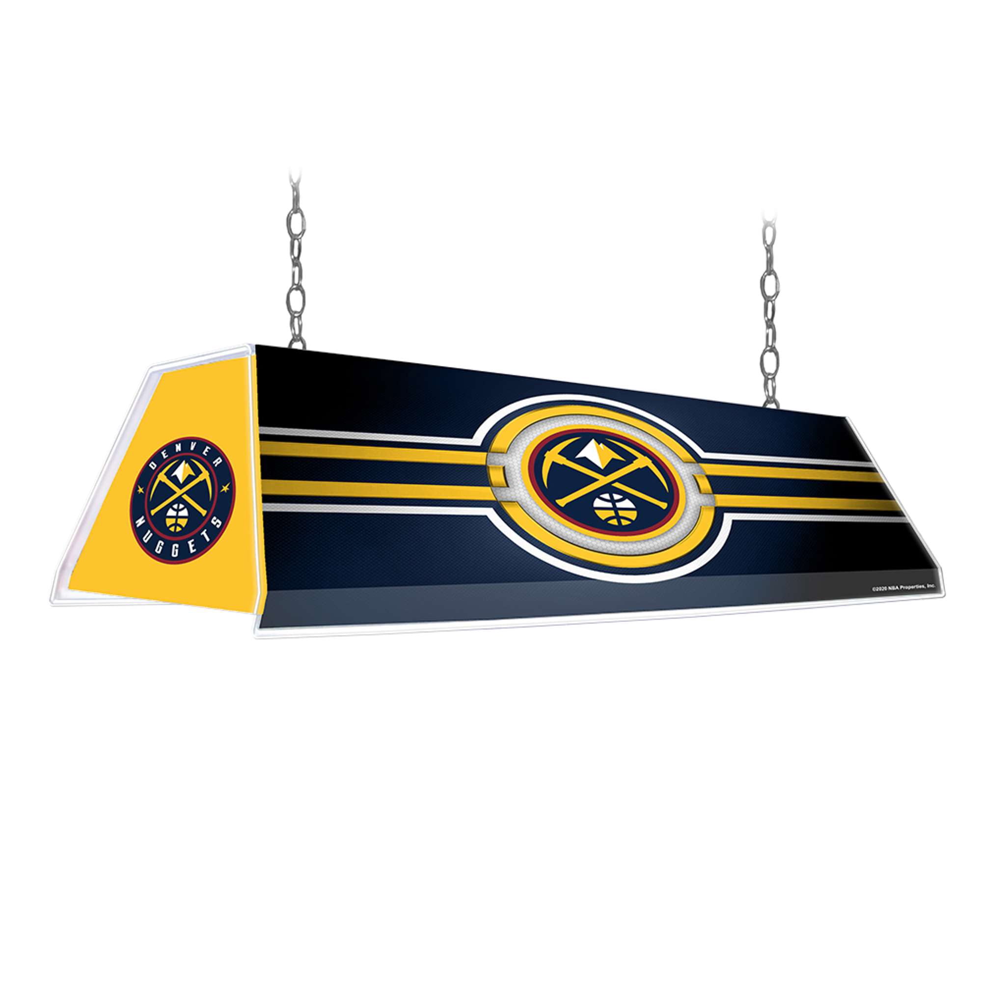 Denver Nuggets 38.5'' x 10.75'' Standard Pool Table Light - Walmart.com