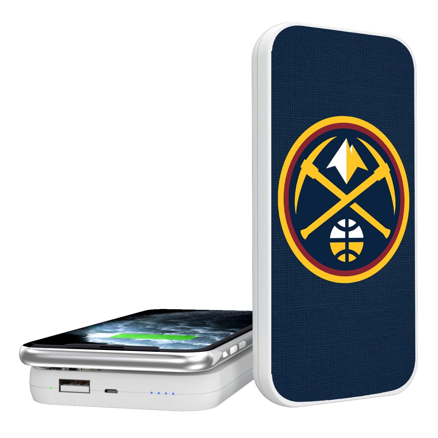 Denver Nuggets Solid Design 5000 mAh Legendary Design Wireless Power ...
