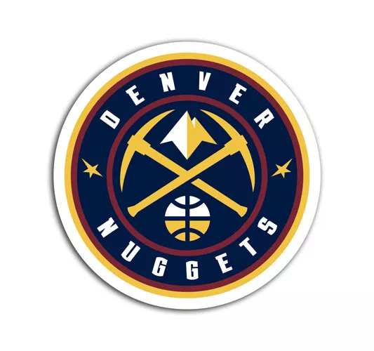 Denver Nuggets Sticker Basketball Decals Phone Decal Water Bottle ...