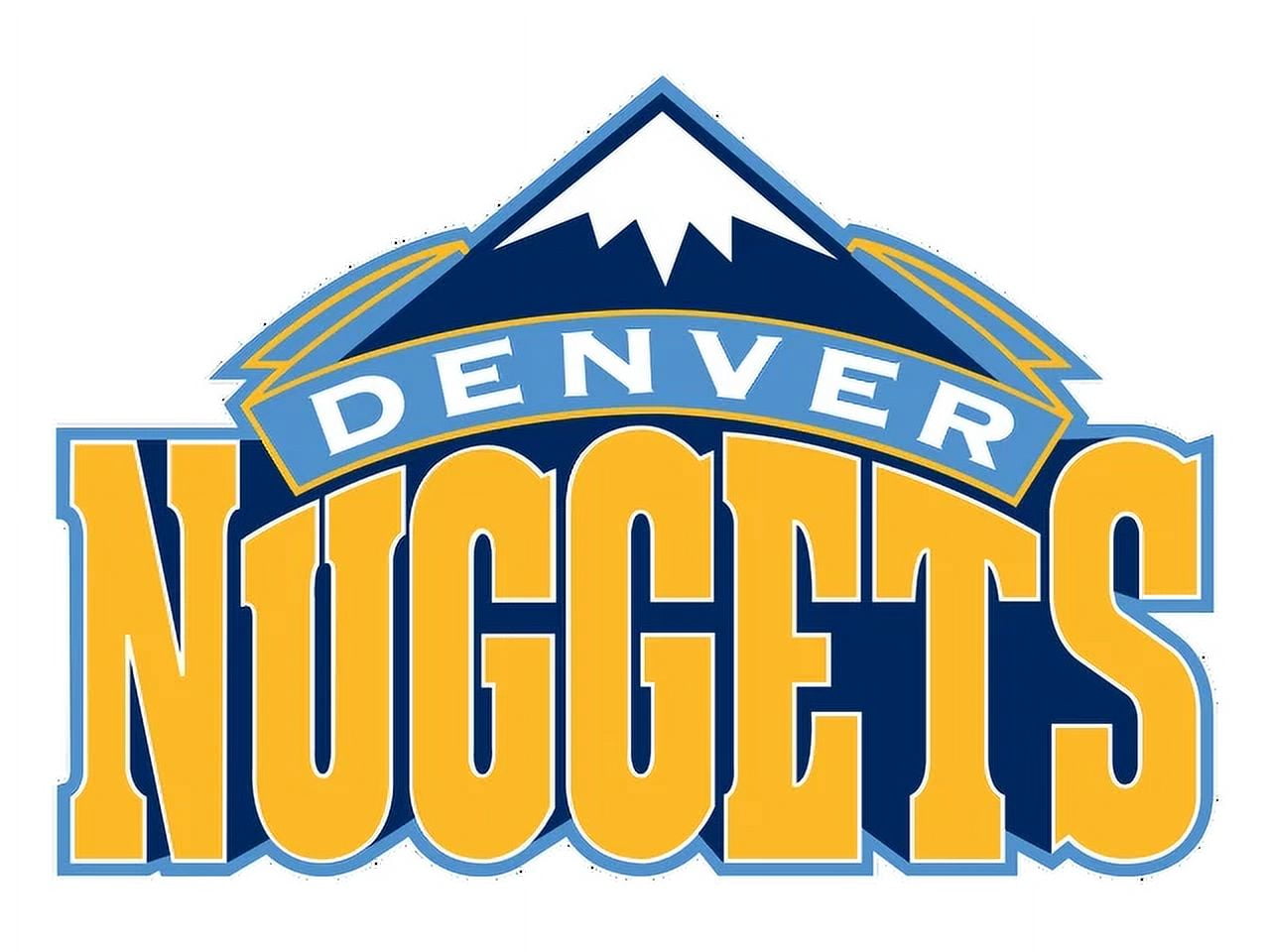 Denver Nuggets Sticker Logo Basketball Phone Decal Water Bottle ...