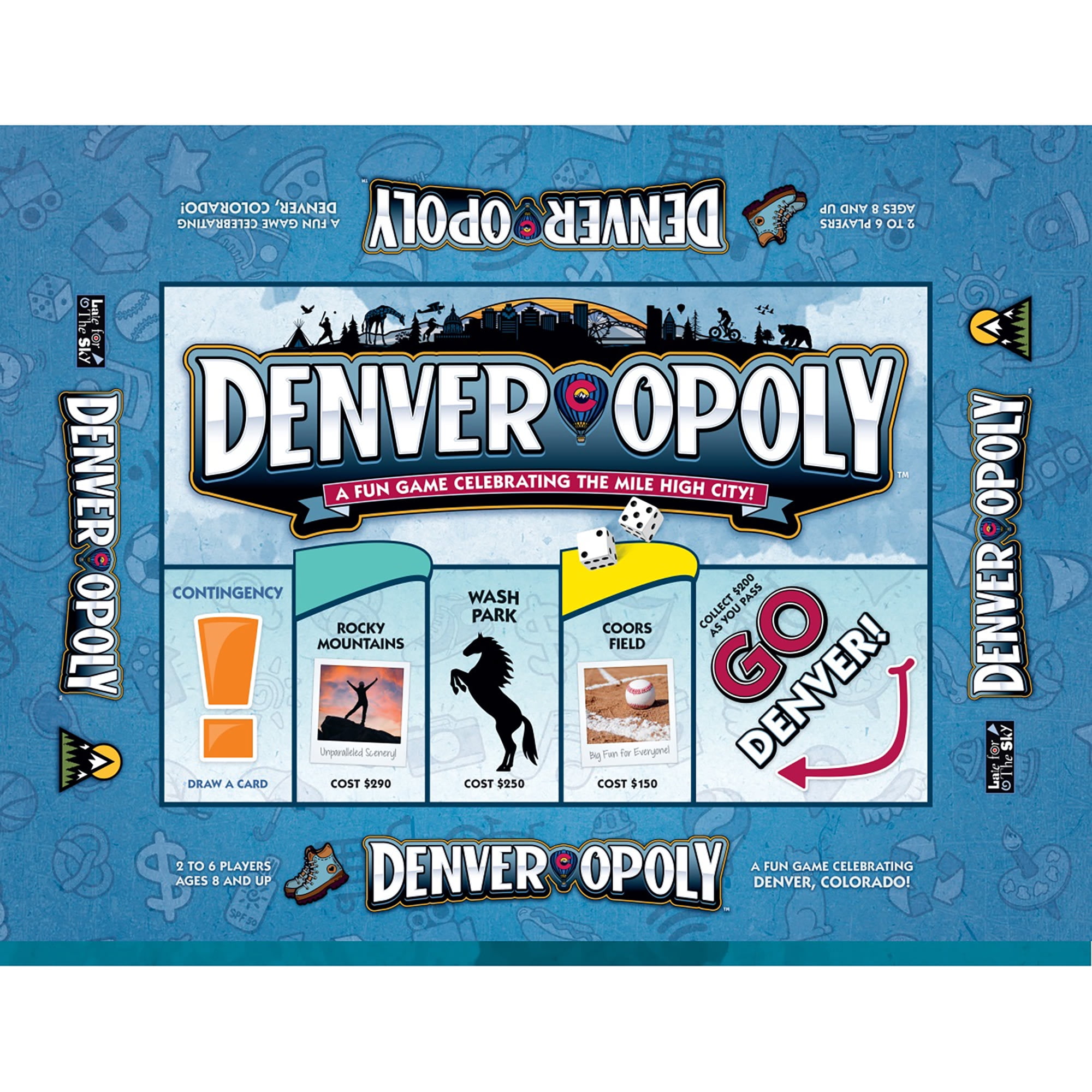 Denver-Opoly City Themed Family Board Game, 2-6 Players - Walmart.com