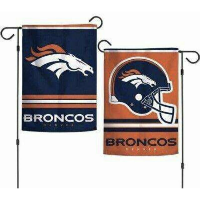Denver Pro Football Team Flag 12 x 18 inch Garden Flag Football Banner ...