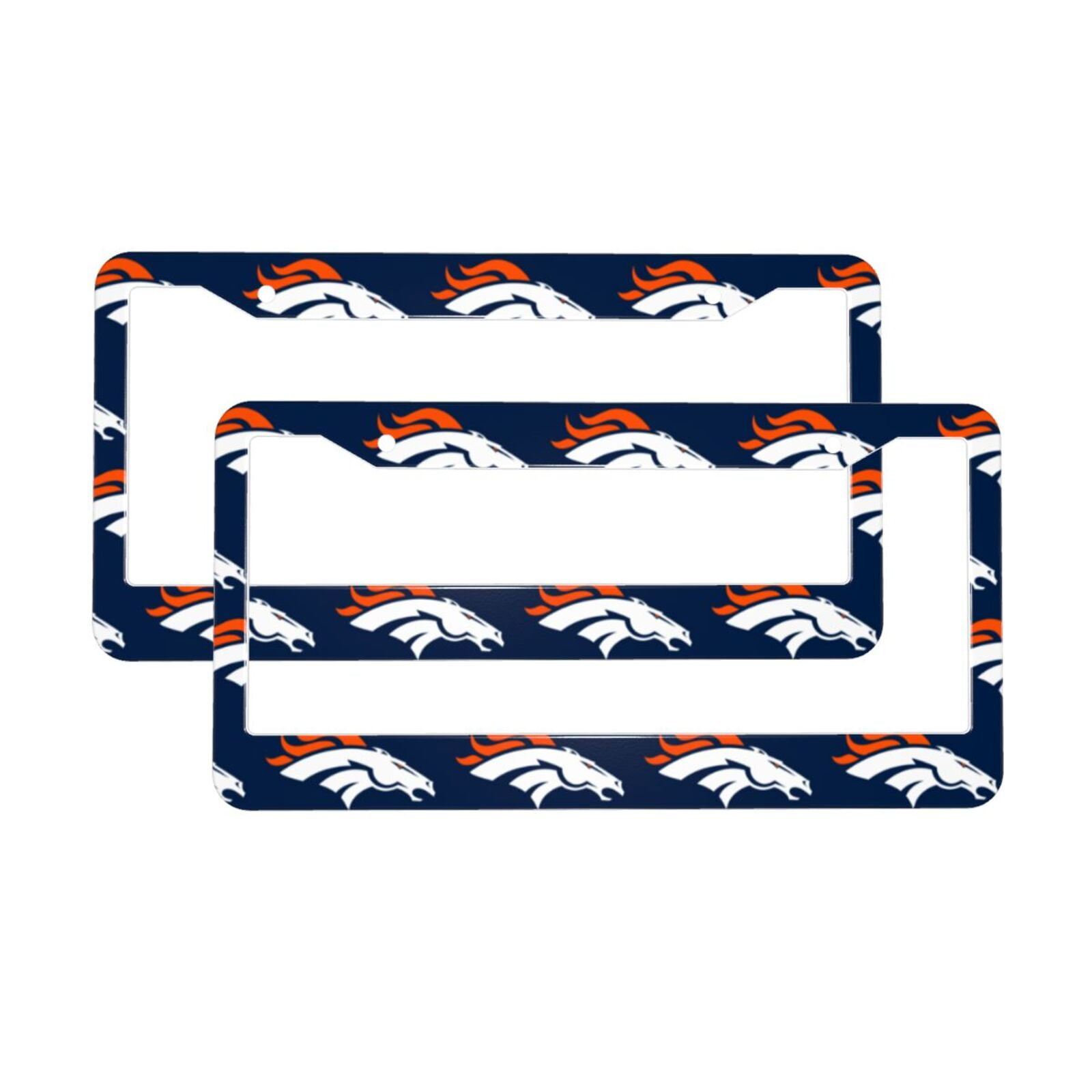 Denver Standard Chrome License Plate Frame Circular Hole Chrome All ...