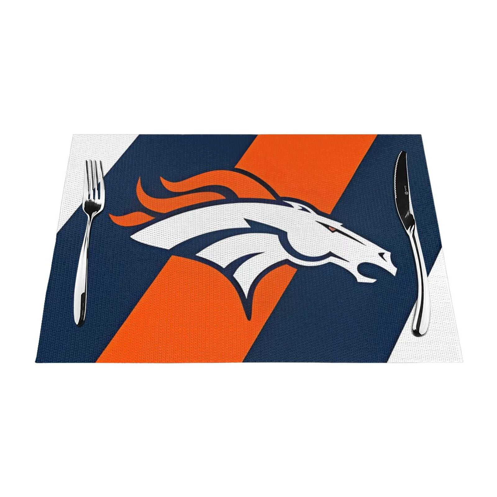 Denver Team PVC Woven Dinner Plate Mat, Easy to Clean Table Mat, Oil ...