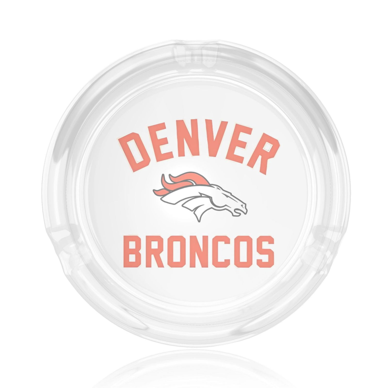 Denver Team Round Glass Ashtray, Customized With Baseball Theme ...
