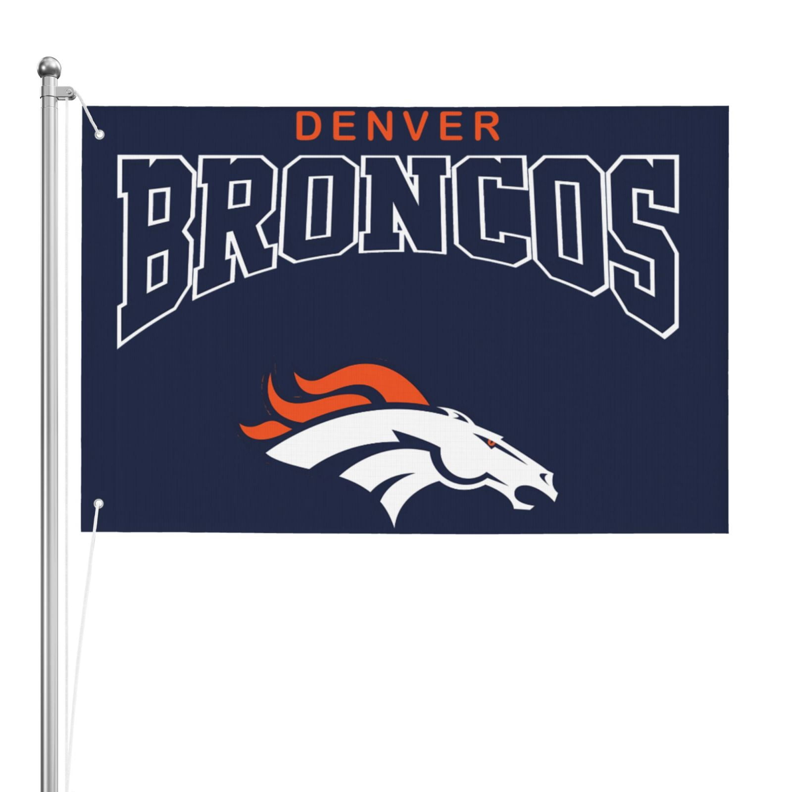 Denver Three Layer personalized Double Sided Flag Football Fans ...