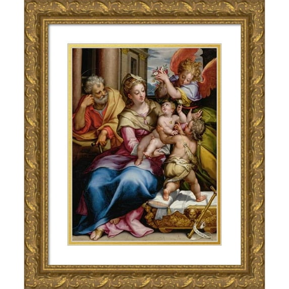 Denys Calvaert 15x18 Gold Ornate Wood Frame and Double Matted Museum ...