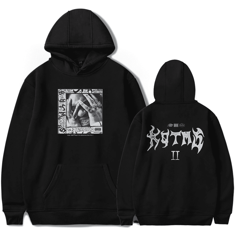 Denzel Curry Merch Hoodie KOTMS VOL II Album Hip Hop Streetwear large ...